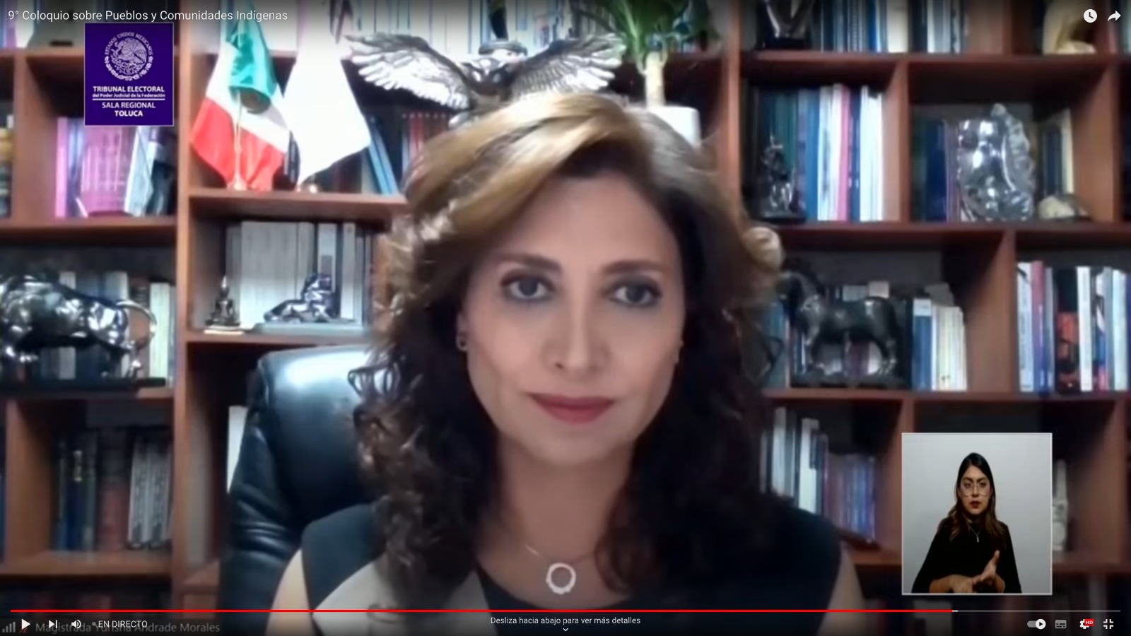 La Magistrada Yurisha Andrade Morales, presentó la Ponencia: “La ...